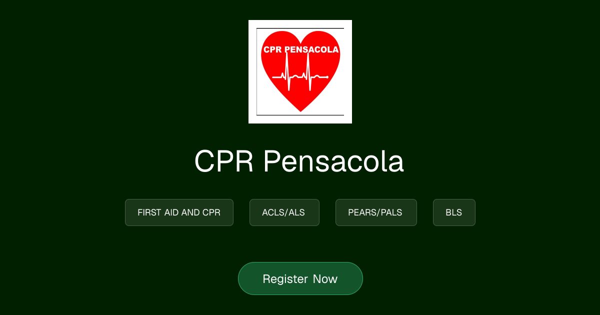 Courses | CPR Pensacola